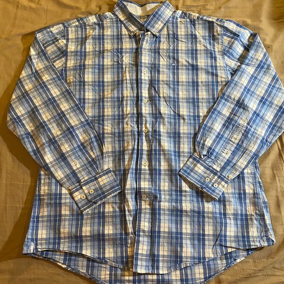 Southern Tide | Shirts | Southern Tide Men L Large Blue Plaid Button ...
